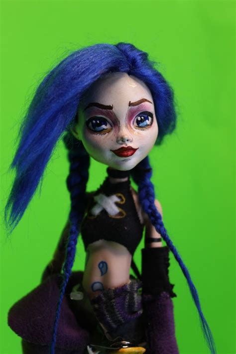 Jinx Arcane Ooak Doll Ooak Dolls Ooak Dolls
