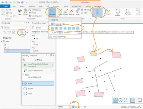 Arcgis 2 7 2 Features Snapping At Moving Without Esri Community
