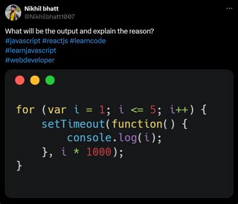 Nikhil Bhatt On Linkedin Write The Correct Output In The Comment
