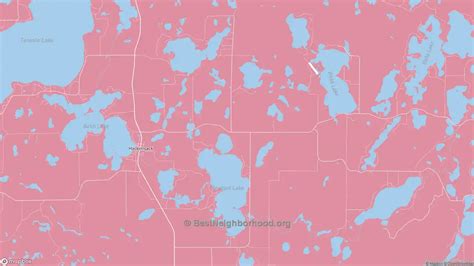 Hackensack Mn Political Map Democrat And Republican Areas In Hackensack