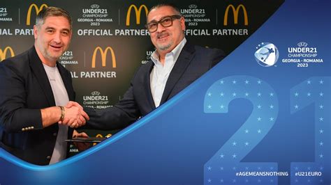 მაკდონალდს საქართველო Uefa ს 2023 წლის ევროპის 21 წლამდე ჩემპიონატის ოფიციალური პარტნიორი გახდა