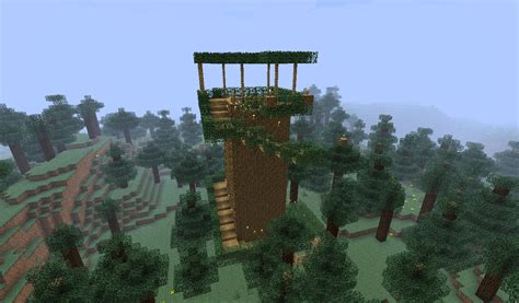 Big Tree House The House Is In The Tree Minecraft Map