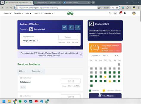 Nitish Kumar Patel On Linkedin Geeksstreak2024 Geekstreak2024 Deutschebank Geeksforgeeks