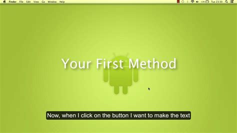 Your First Method Youtube
