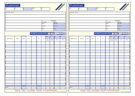 Nav Log A5 Pdf