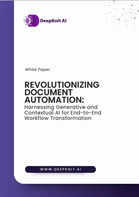 Ai Document Automation White Paper Deepknit Ai