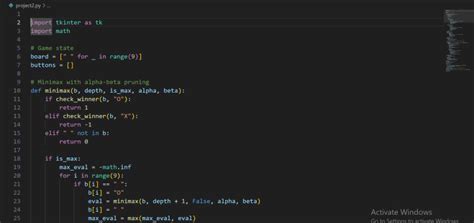 Codsoft Codsoft Internship Niet Python Ai Gamedevelopment Minimax Tkinter