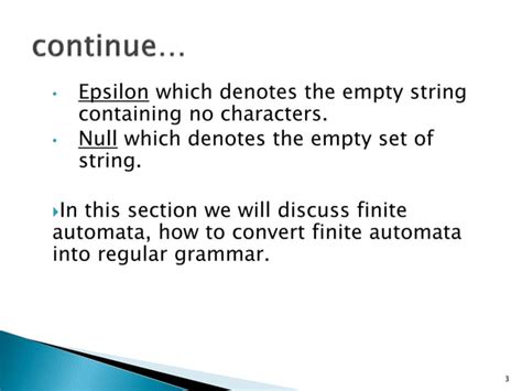 Regular Expression For Dfa Pptx
