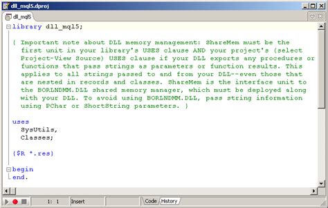 Guide To Writing A Dll For Mql5 In Delphi Mql5 Articles