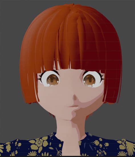 Artstation Japanese Anime Character Rigged Blender Resources