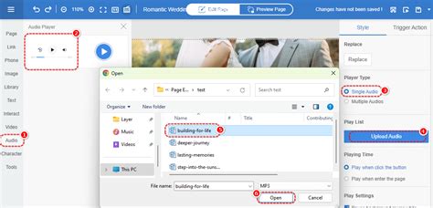Add Audio Elements FlipHTML5