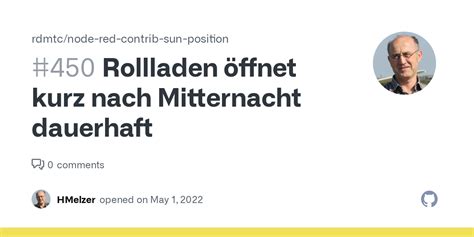 Rollladen öffnet Kurz Nach Mitternacht Dauerhaft · Issue 450 · Rdmtcnode Red Contrib Sun