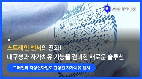 자가치유 스트레인 센서 웨어러블 기기에 혁신적 도약 자가치유 스트레인 센서 웨어러블 전자기기 그래핀 자성산화철 폴리