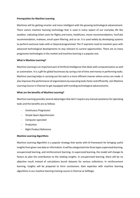 Ppt Prerequisites For Machine Learning Powerpoint Presentation Free