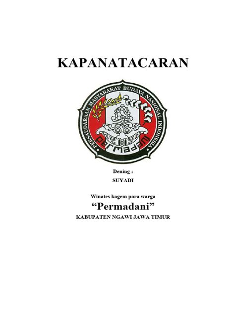 Kapanatacaran Panduan Panatacara Pdf Seni And Disiplin Bahasa Kajian Bahasa Asing