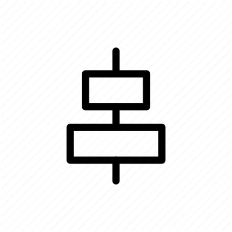 Vertical Alignment Vertical Align Edit Icon Download On Iconfinder