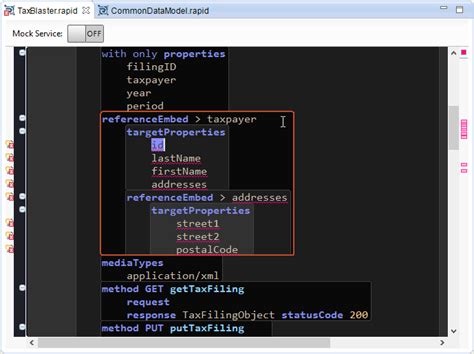 Reprezen Api Studio Quick Start Guide Resolving Ambiguous Data Type