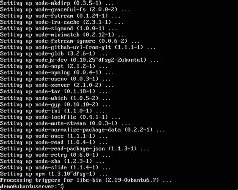 Ubuntu Node Js Dongthoigian