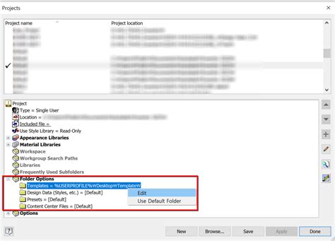 Inventor Templates Not Showing When Creating A New File In Inventor