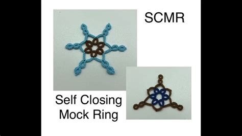 Scmr Self Closing Mock Ring Tatting Tutorial Ring Tutorial Mocking