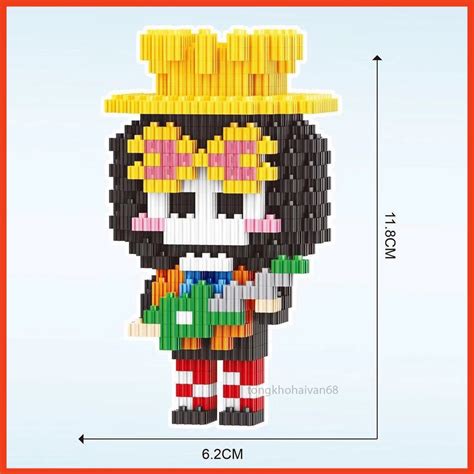 Mua Mô Hình Đồ Chơi Xếp Hình Mini Vua Hải Tặclu Ffyzo Rosanji