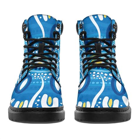 Australia Aboriginal Inspired All Season Boots Indigenous Dot