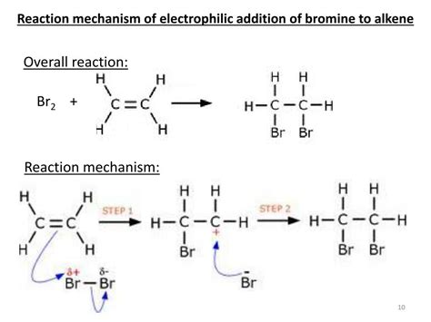 Bromine Reaction With Alkene At Hudson Becher Blog