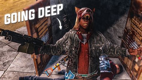 RUST SOLO I WENT DEEP ON A CHEATER BASE Part YouTube