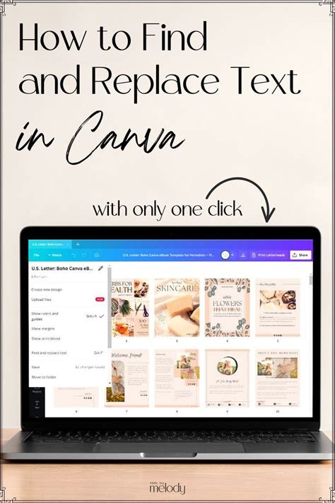 how to find and replace text in canva — with only one click canva