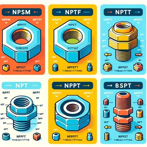 Essential Insights Into NPSM NPTF NPT And BSPT Thread Fittings