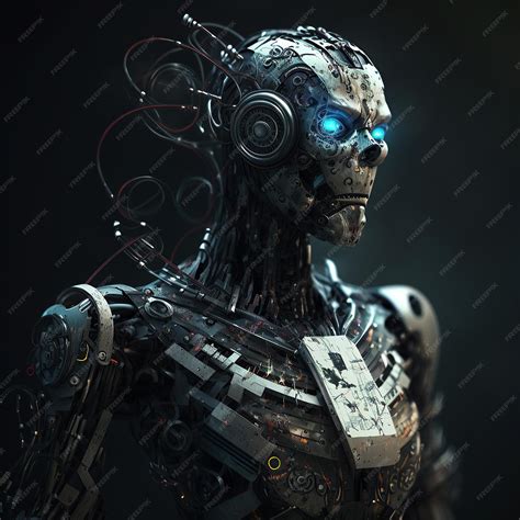 Premium Ai Image Ai Generated Illustration Artificial Intelligence A Microchip In The Cyborgs