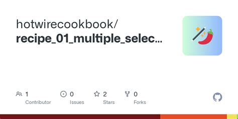 Github Hotwirecookbookrecipe01multipleselectinput