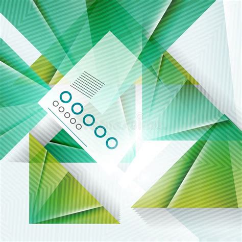 Blue Abstract Triangle Shape Geometric Background Stock Vector Illustration Of Contemporary