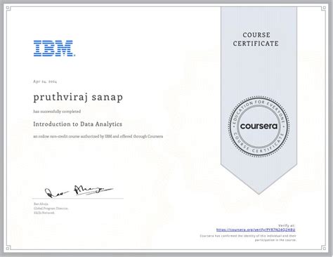 Pruthviraj Sanap On Linkedin Dataanalysis Ibmlearning Careergoals