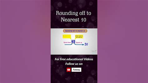 estimate sum rounding off to nearest 10 math youtube