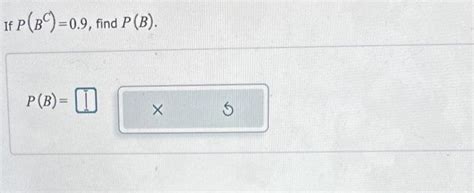 Solved P BC P B Chegg Com