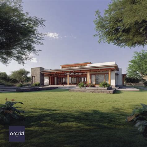 Modern Courtyard House Plan Indoor Outdoor Living Ongrid Design
