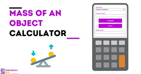 Mass Of An Object Calculator Online