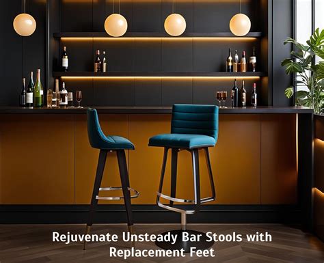Rejuvenate Unsteady Bar Stools With Replacement Feet Corley Designs