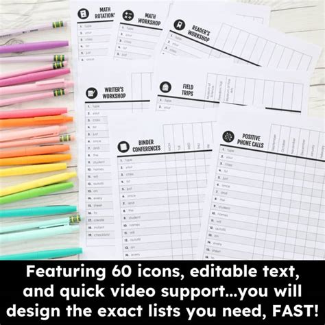 Class Checklists Editable Class Checklists By Ladybug S Teacher Files