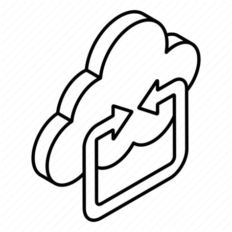 Cloud Update Syncing Sync Refresh Reload Backup Icon Download
