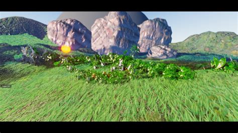 Lumina Real Time Global Illumination Combined With Giblion Instanced Indirect Grass System