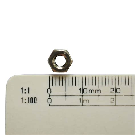 M4 Nyloc Nylon Nut Insert Locking Nut A4 Grade Speciality Metals