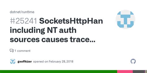 Socketshandler Including Nt Auth Sources Causes Trace Test To Fail