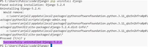No Module Named Django Error