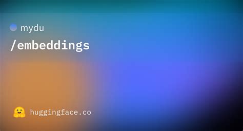 Myduembeddings · Hugging Face