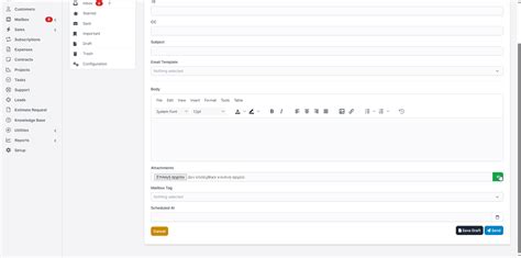 Mailbox Webmail Based E Mail Client Module For Perfex Crm By Themesic