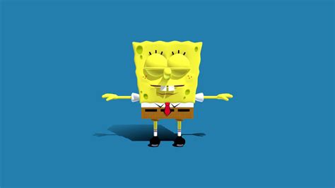 Wallpaper Spongebob 3d Model