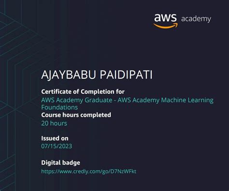 Ajaybabu Paidipati On Linkedin Aws Machinelearning