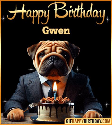 🎉 Happy Birthday Gwen  🎂 Funny And Personalized Animated Wishes